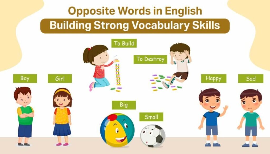 Opposite Words in English: Building Strong Vocabulary Skills - Enroll ...